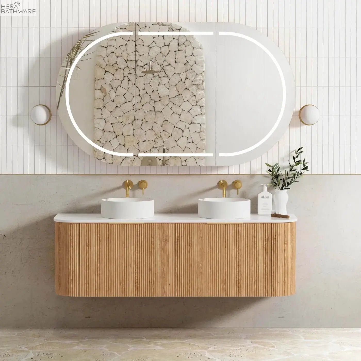 Wall Hung Bathroom Vanity Units | Floating Vanity Collection | Hera ...