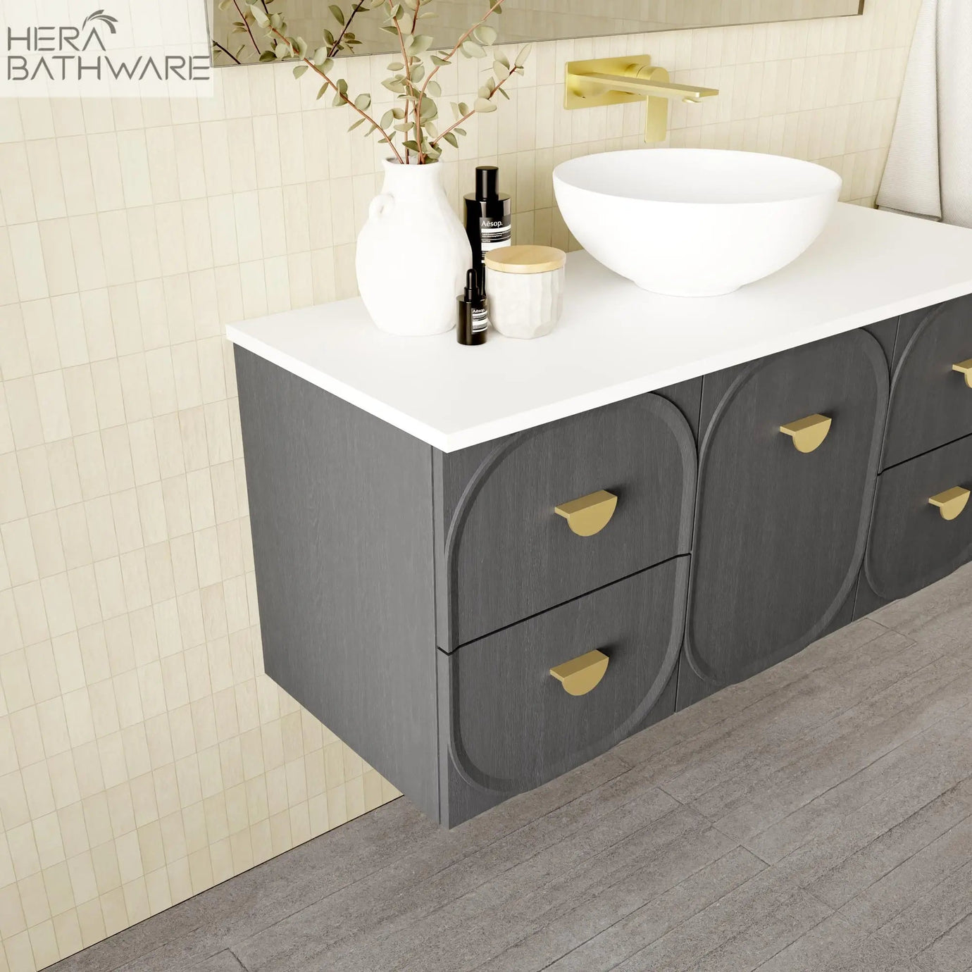 Port | 750mm Wall Hung Vanity | Hera Bathware