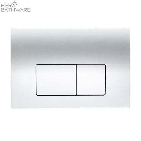 R&T Toilet Cistern Button - Chrome Square - Hera Bathware
